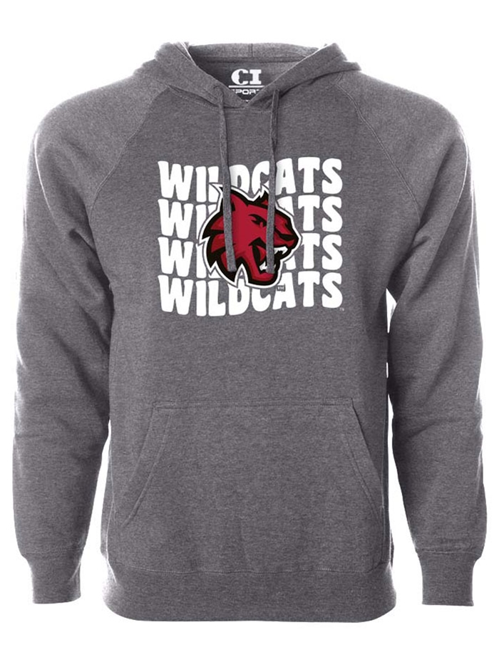 Wildcat Shop - Wildcat on Repeat Gray Hood