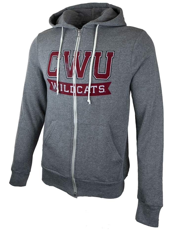 Wildcat Shop - Full Zip CWU Wildcats Hood